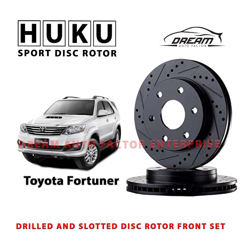Toyota Fortuner TGN51 Front Disc Rotor Sport HUKU | Shopee Malaysia