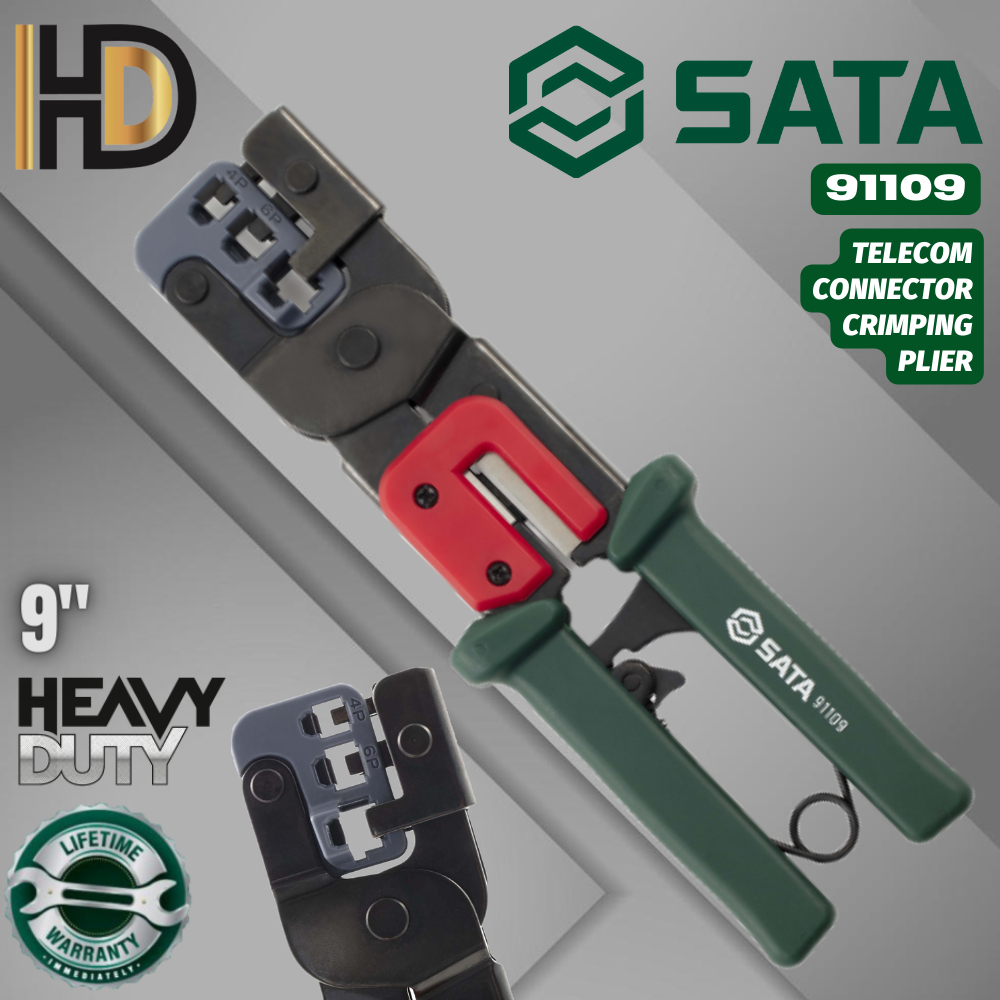 SATA Crimping Pliers For Telecom Connector / 9" INCh / 91109 / Heavy ...