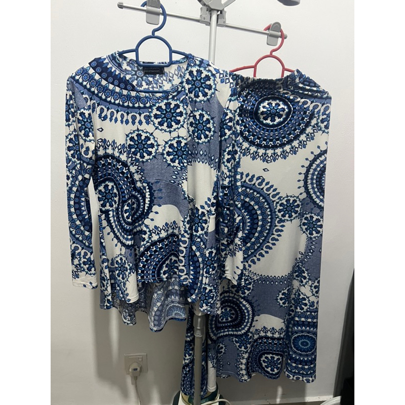 BAJU KURUNG MODEN JELITASARA SOFT BLUE /BIRU MUDA | Shopee Malaysia