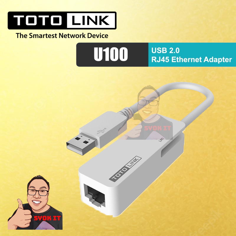 TOTOLINK U100 / U1000 USB TO LAN USB 2.0 / 3.0 TO LAN NETWORK ADAPTOR RJ45 | Shopee Malaysia