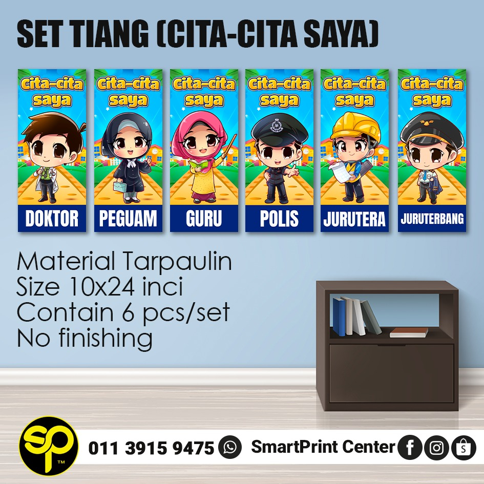 BANNER CITA-CITA SAYA (SET KECERIAAN TIANG) | Shopee Malaysia