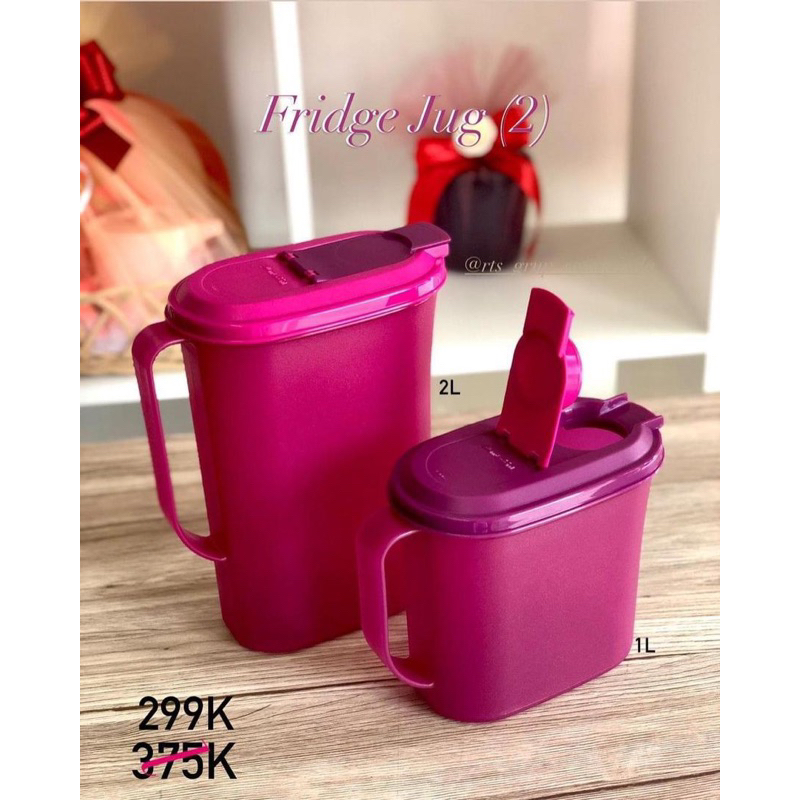tupperware jug 1.7 liter dan 1 liter(1 set 2 pcs) | Shopee Malaysia