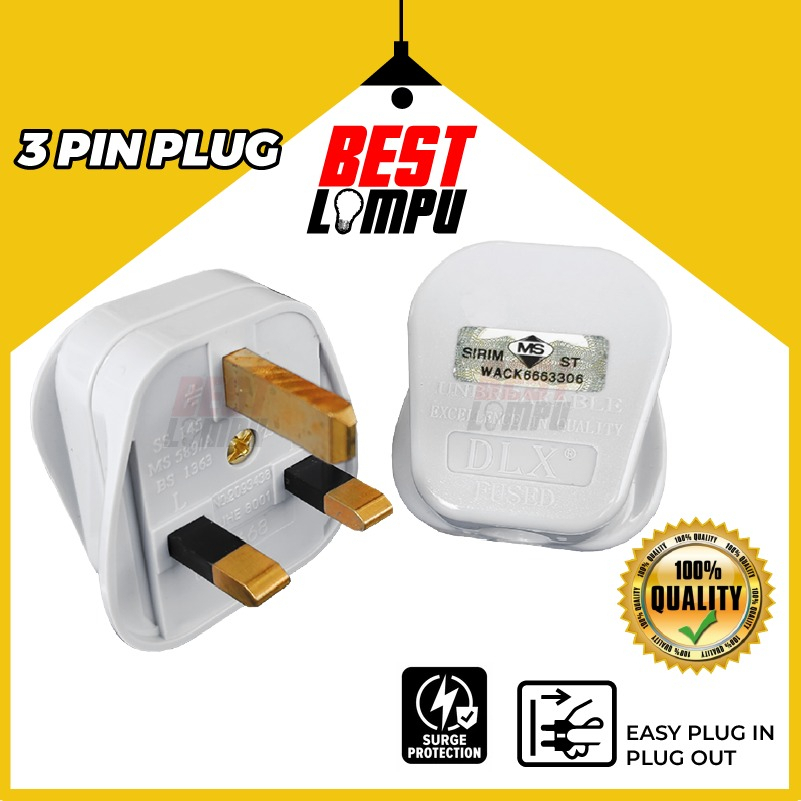 SIRIM 13A 15A 3 Pin Plug Top Socket Switch Suis Electric Induction ...