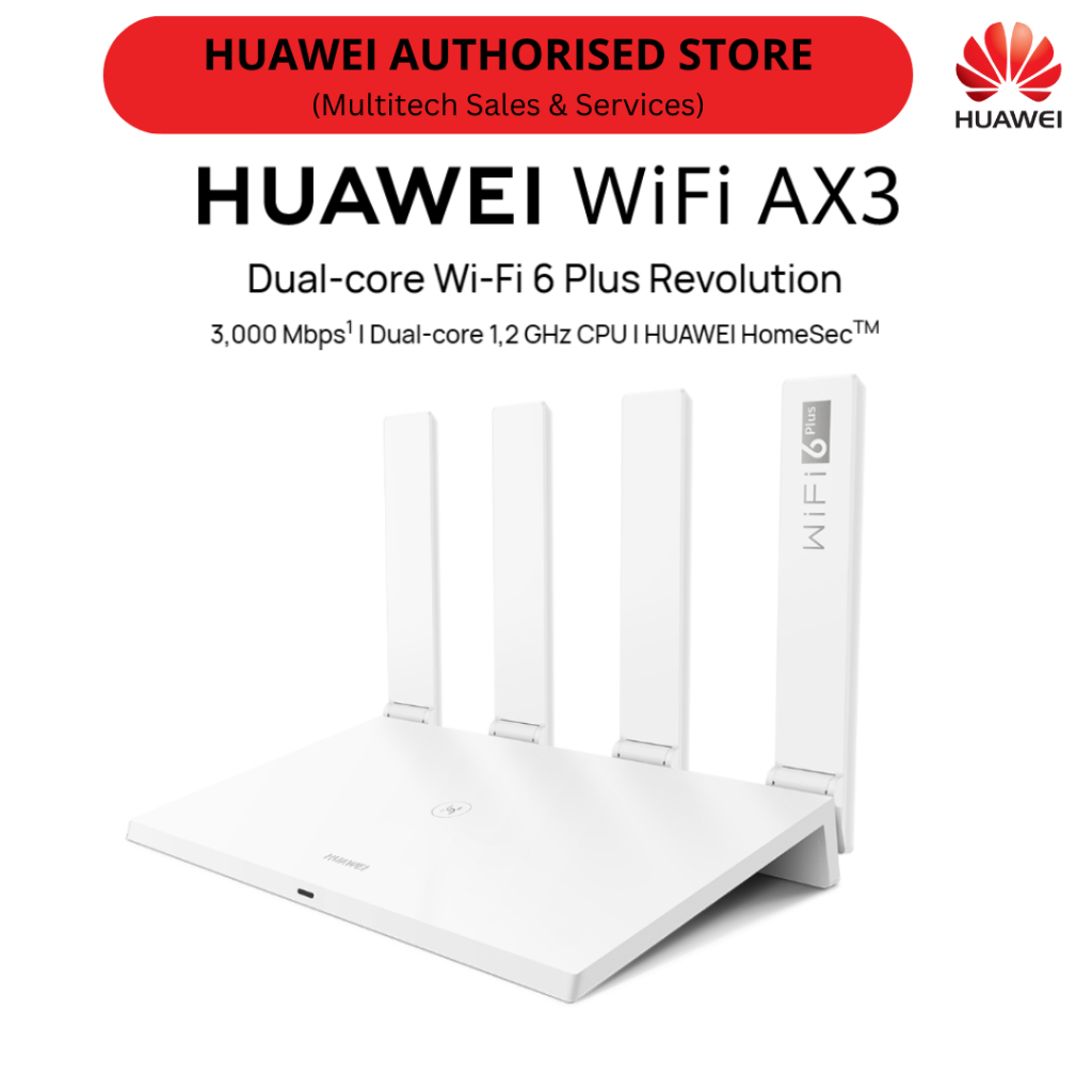 HUAWEI Wifi AX3 Dual-Core Wifi 6 Router Wifi 6 Plus Revolution | Shopee Malaysia