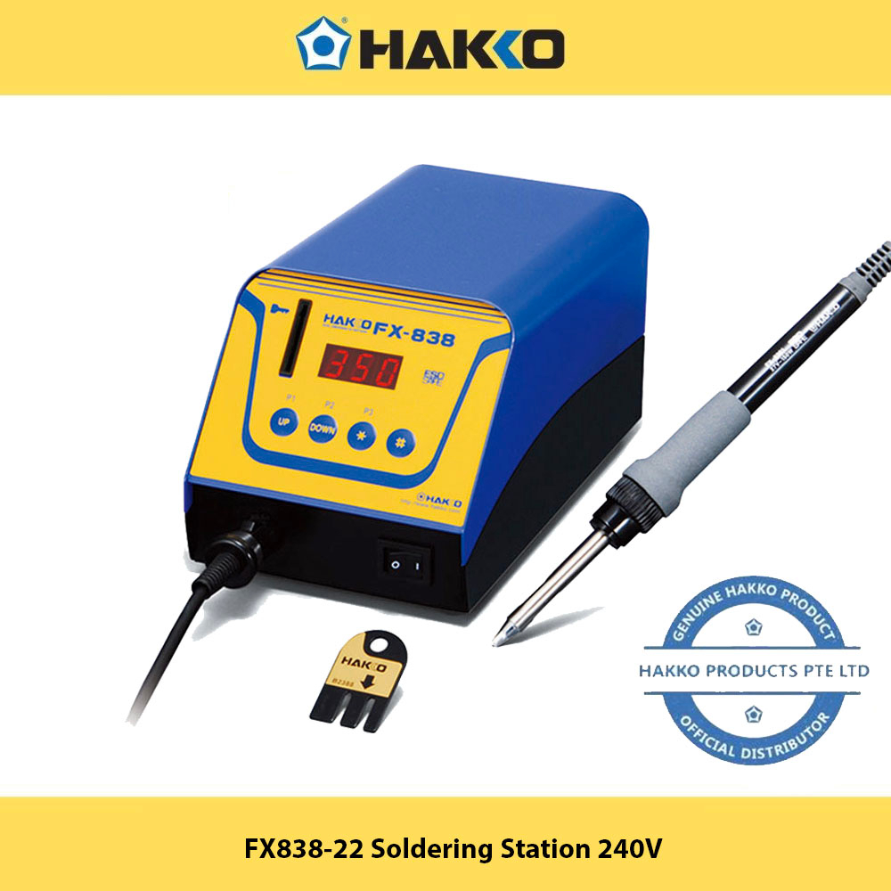 HAKKO FX838-22 Soldering Station 240V | Digital Soldering Station ...