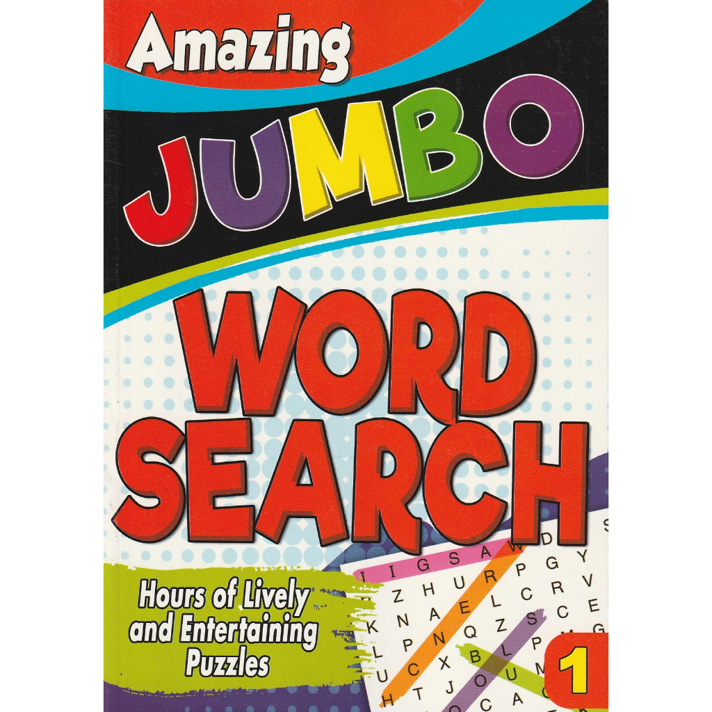 AMAZING JUMBO WORD SEARCH BOOK 1 | Shopee Malaysia