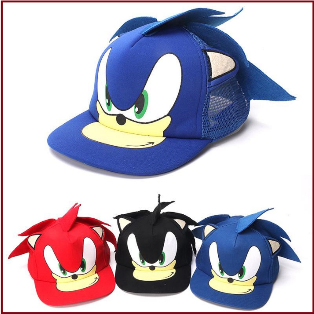 Selangor 3D Sonic the Hedgehog Hat Sonic Kid Supersonic Mouse Mesh ...