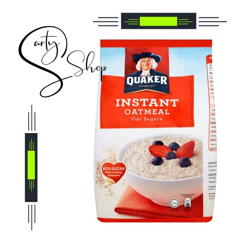 Quaker Instant Oatmeal (800g) | Shopee Malaysia