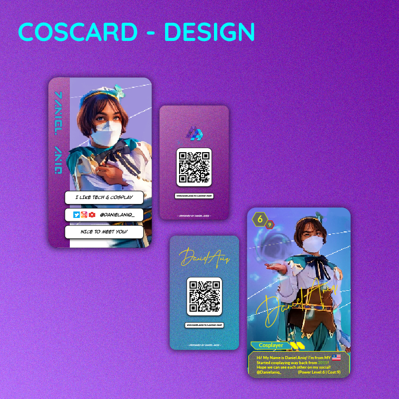 CosCard Cosplay Card,Business Card for cosplayer | Shopee Malaysia