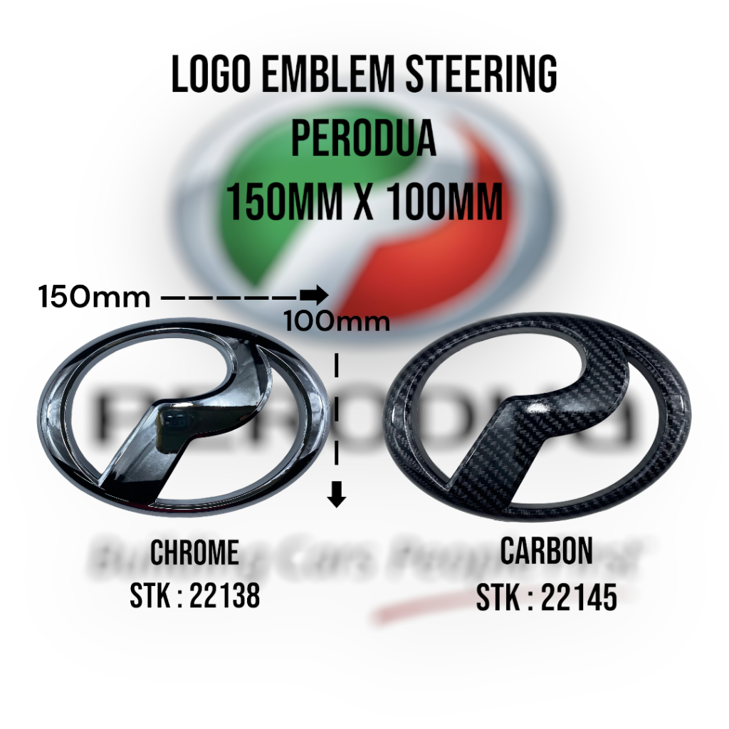 LOGO EMBLEM PERODUA (15CM x 10.2 CM) | Shopee Malaysia