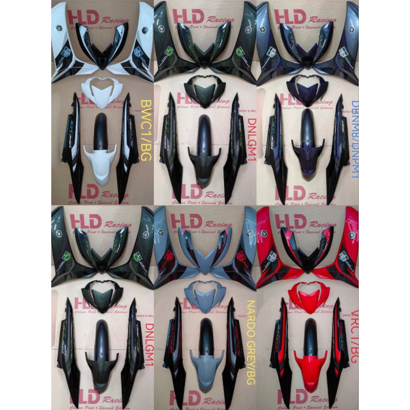 New!! Yamaha LC 135fi V8 coverset 135 LC fi V8 tampal sticker/ LC V2 ...