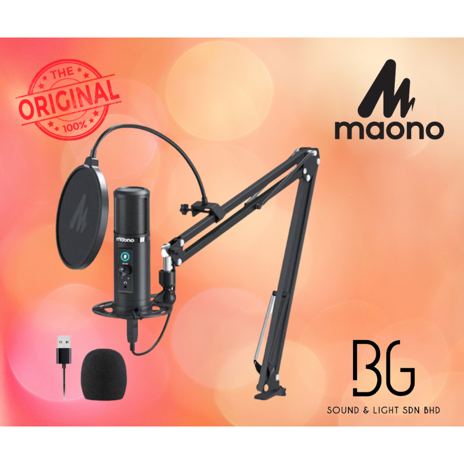 MAONO AU-PM422 USB Condenser Microphone with Mute and volume control ...