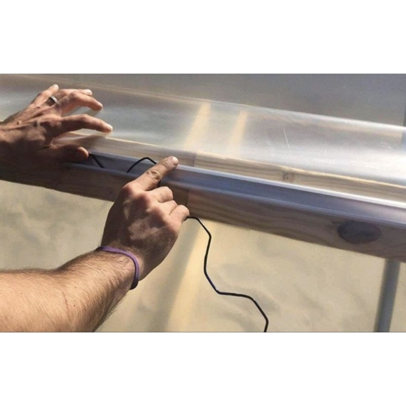 Greenhouse Galvanized/Aluminium LOCK PROFILE LOCKING CHANNEL UV Film ...