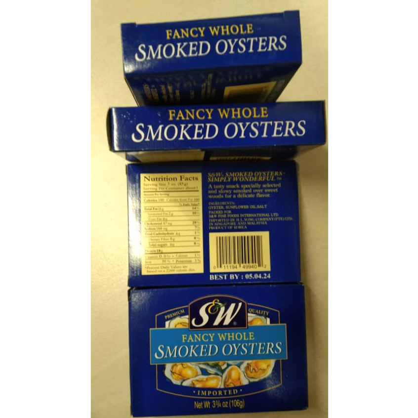 SW FANCY WHOLE SMOKED OYSTER | Shopee Malaysia