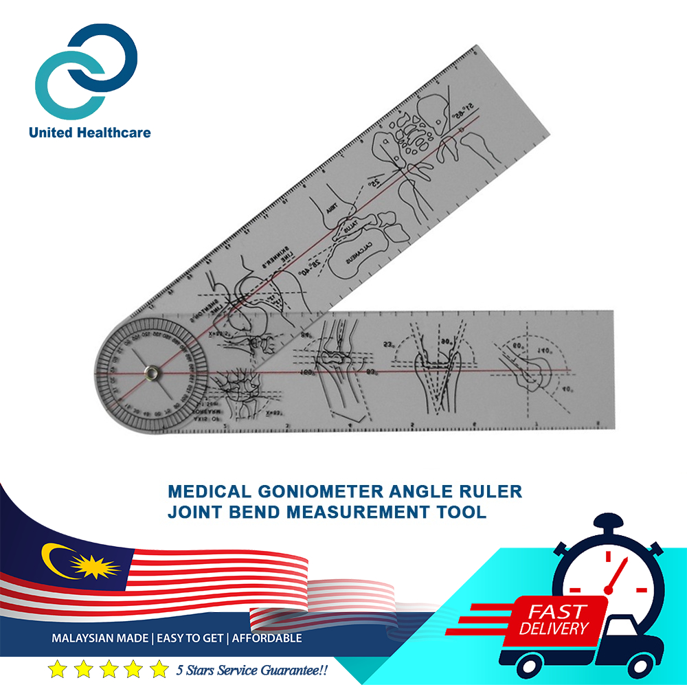 Medical Goniometer Angle Ruler Joint Bend Measurement Tool | Shopee ...