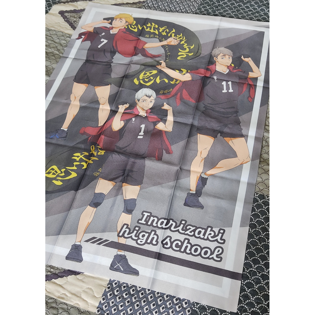 Genuine OFFICIAL Haikyuu!! to The Top Inarizaki Team Tapestry | Shopee ...