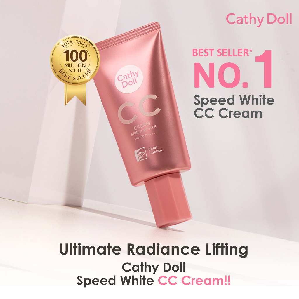 Cathy Doll CC Cream SPF50 PA+++ Speed White 50ML | Shopee Malaysia