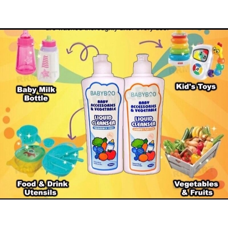 BABY BOO ACCESSORIES & VEGETABLE LIQUID CLEANSER 300 ml | Shopee Malaysia