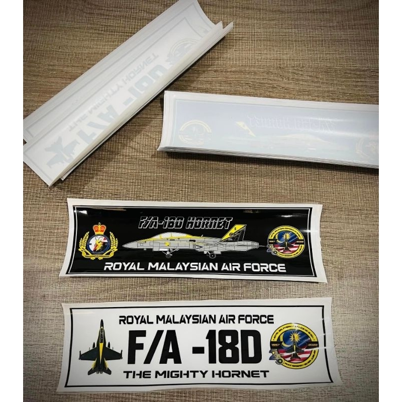 Sticker Cermin Kereta F/A-18D HORNET RMAF | Shopee Malaysia
