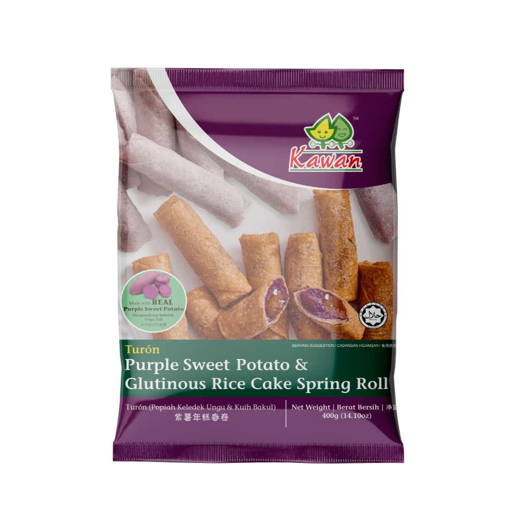 KAWAN Turon - Purple Sweet Potato & Glutinous Rice Cae Spring Roll 400g ...