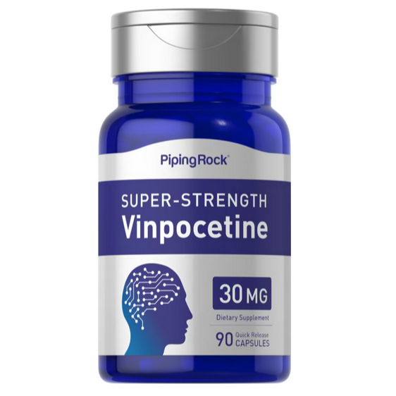 Super-Strength Vinpocetine, 30 mg, 90 Capsules (Boosts Memory, Improve ...