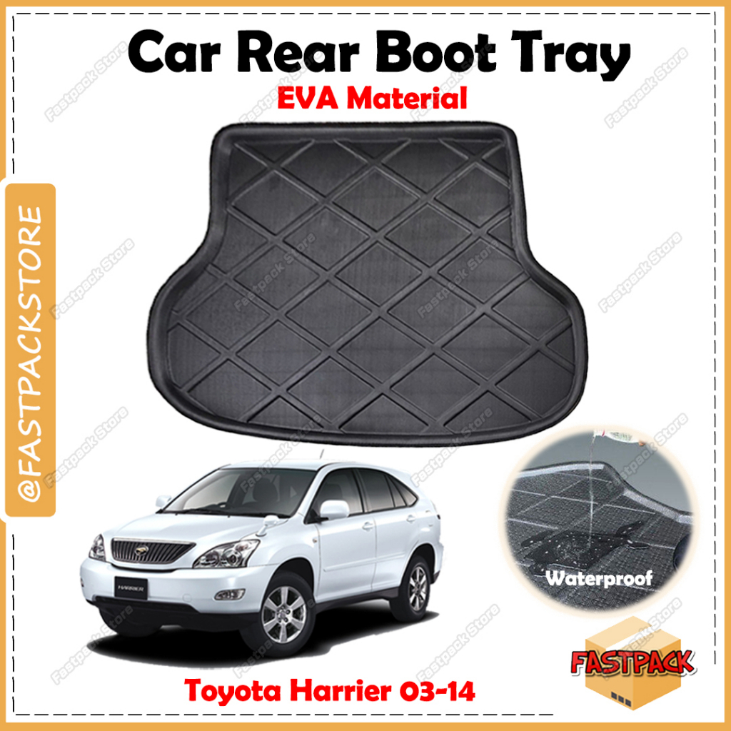 For Toyota Harrier 03-14 EVA Copolymer EVA Boot Tray Luggage Cargo ...