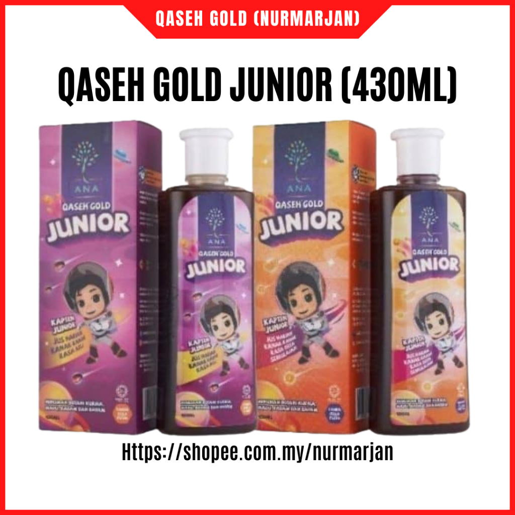 [QASEH GOLD] QASEH JUNIOR ASLI/OREN (430ML) | Shopee Malaysia