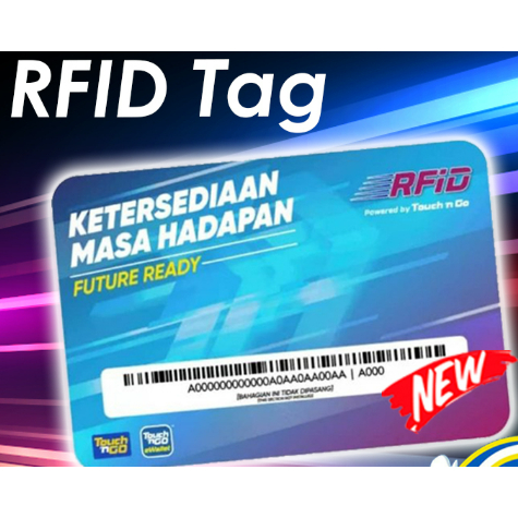 RFID Touch n Go Self-Fitment (DIY) RFID Tag Sticker Toll Tng RFID Touch ...