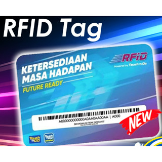 RFID Touch n Go Self-Fitment (DIY) RFID Tag Sticker Toll Tng RFID Touch ...