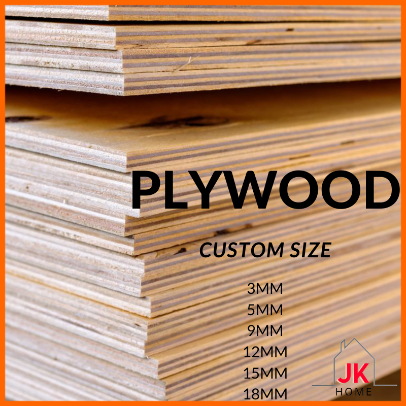 JK Plywood Murah Papan Kayu Custom Cut 3mm 5mm 9mm 12mm 15mm 18mm ...