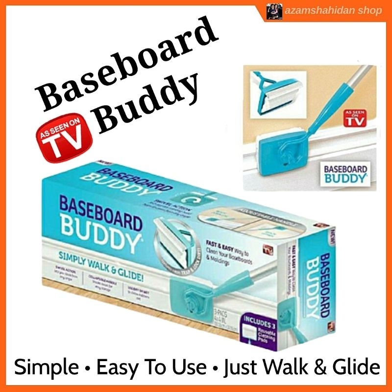 [Ready Stock] BASEBOARD BUDDY Baseboard Cleaner Mop Make Cleaning Your ...