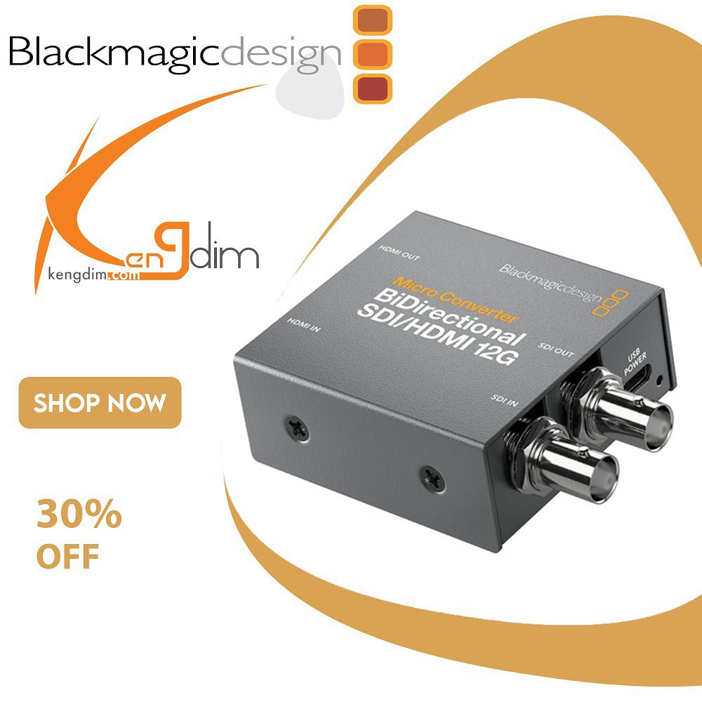 Blackmagic Design Micro Converter BiDirectional SDI/HDMI 12G with Power ...