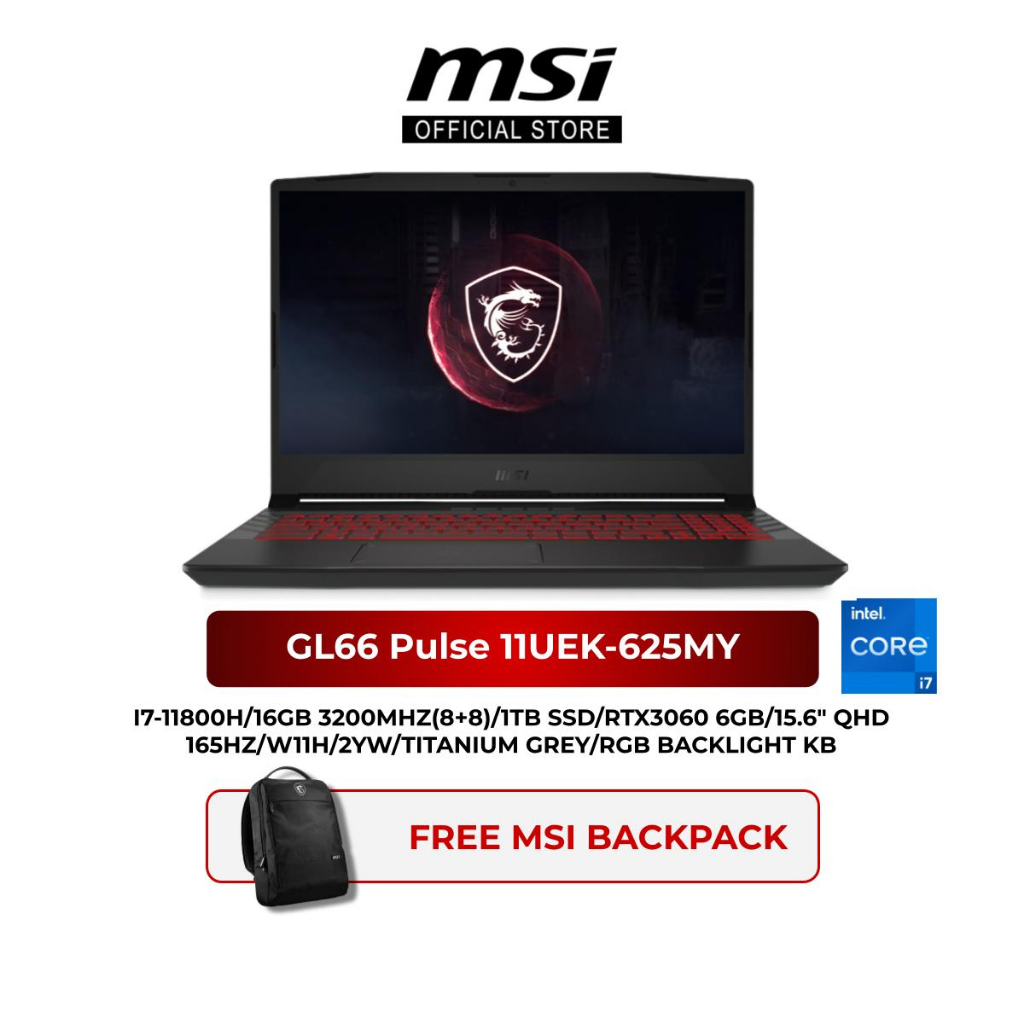 MSI Pulse GL66 Price in Malaysia & Specs - RM6299 | TechNave