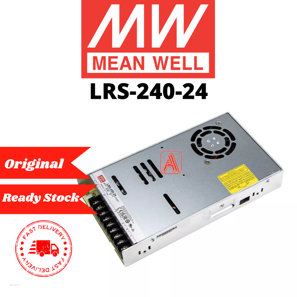 Meanwell LRS-450-24 AC-DC 450W 24V enclosed Switching Power Supply ...