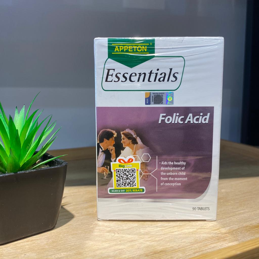 Appeton Essentials Folic Acid 400mcg 90s | Shopee Malaysia