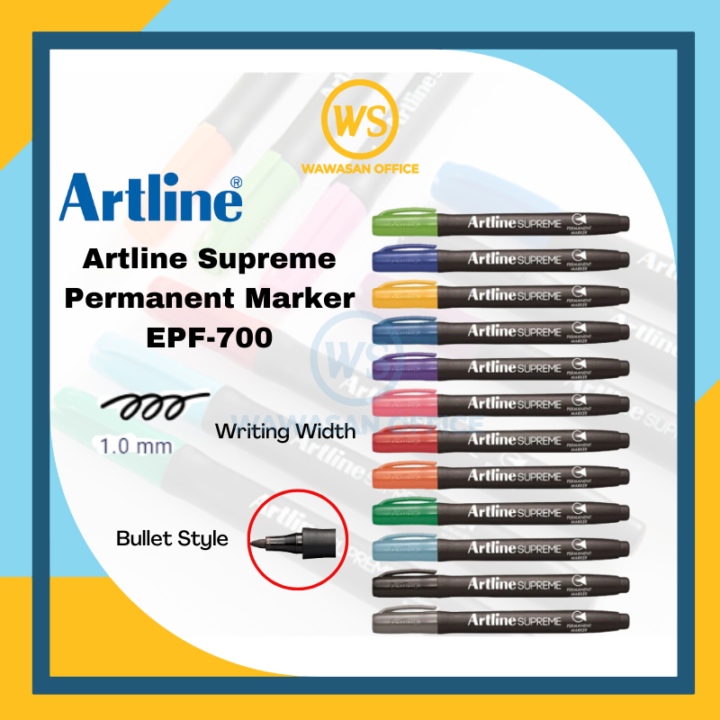 Artline Supreme Permanent Marker / Artline Permanent Marker Pen ...