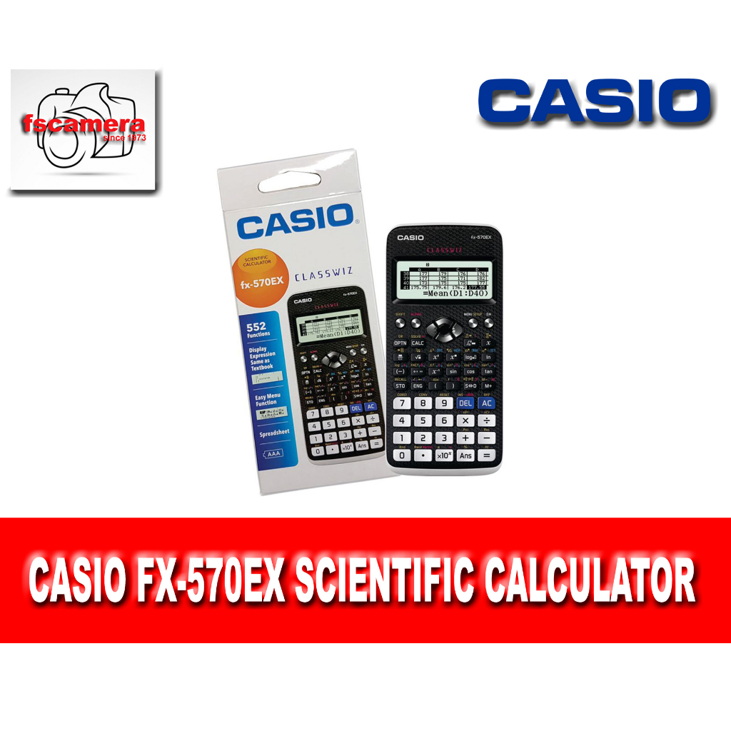 Casio Fx 570ex Scientific Calculator Shopee Malaysia 
