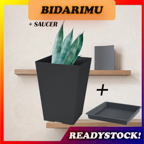 Flower Pot Pasu Bunga SAUCER Garden Pot Pokok Tinggi Tray Felton ...