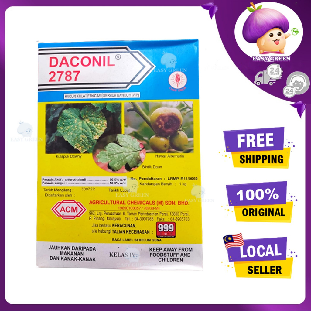 11KG DACONIL 2787 ACM(chlorothalonil) / Racun Kulat /Fungicide Preventive (sama Brightconil 75wp ...