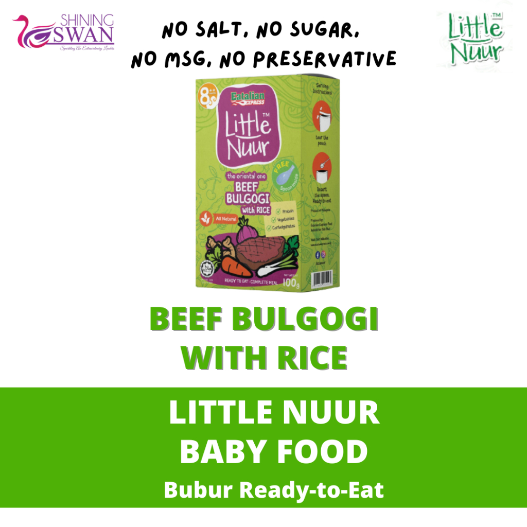 Little Nuur Beef Bulgogi Makanan Bayi Bubur Ready To Eat Eatalian ...