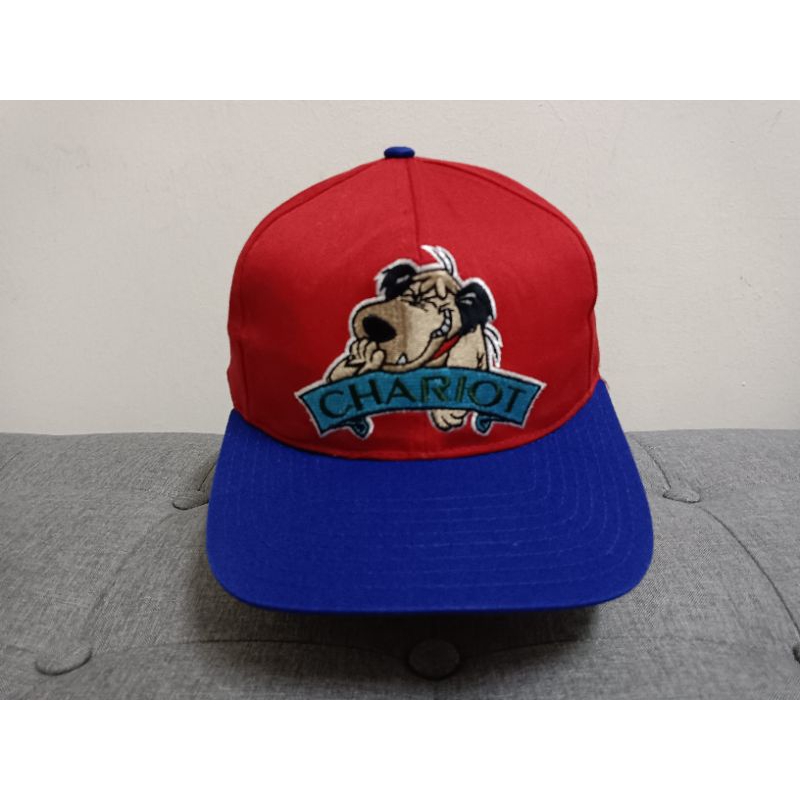 R2-C12-CAP KARTUN WACKY RACES CHARIOT SNAPBACK BUTTON ORIGINAL WITH ...