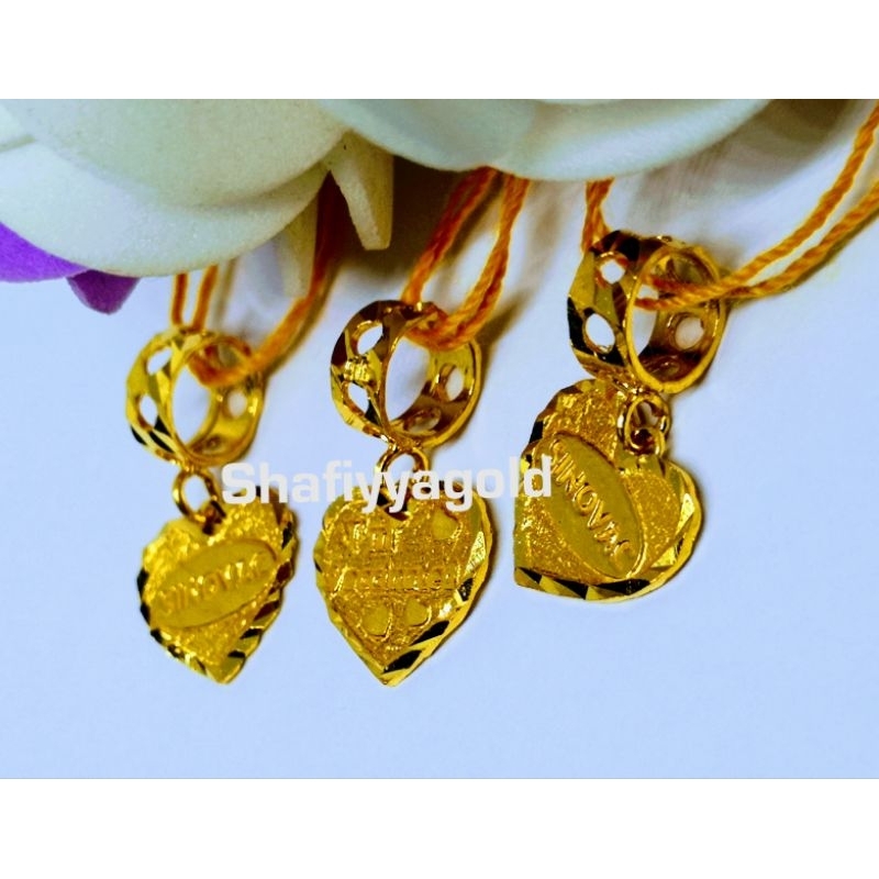 Loket Charm Emas 916 Original | Shopee Malaysia