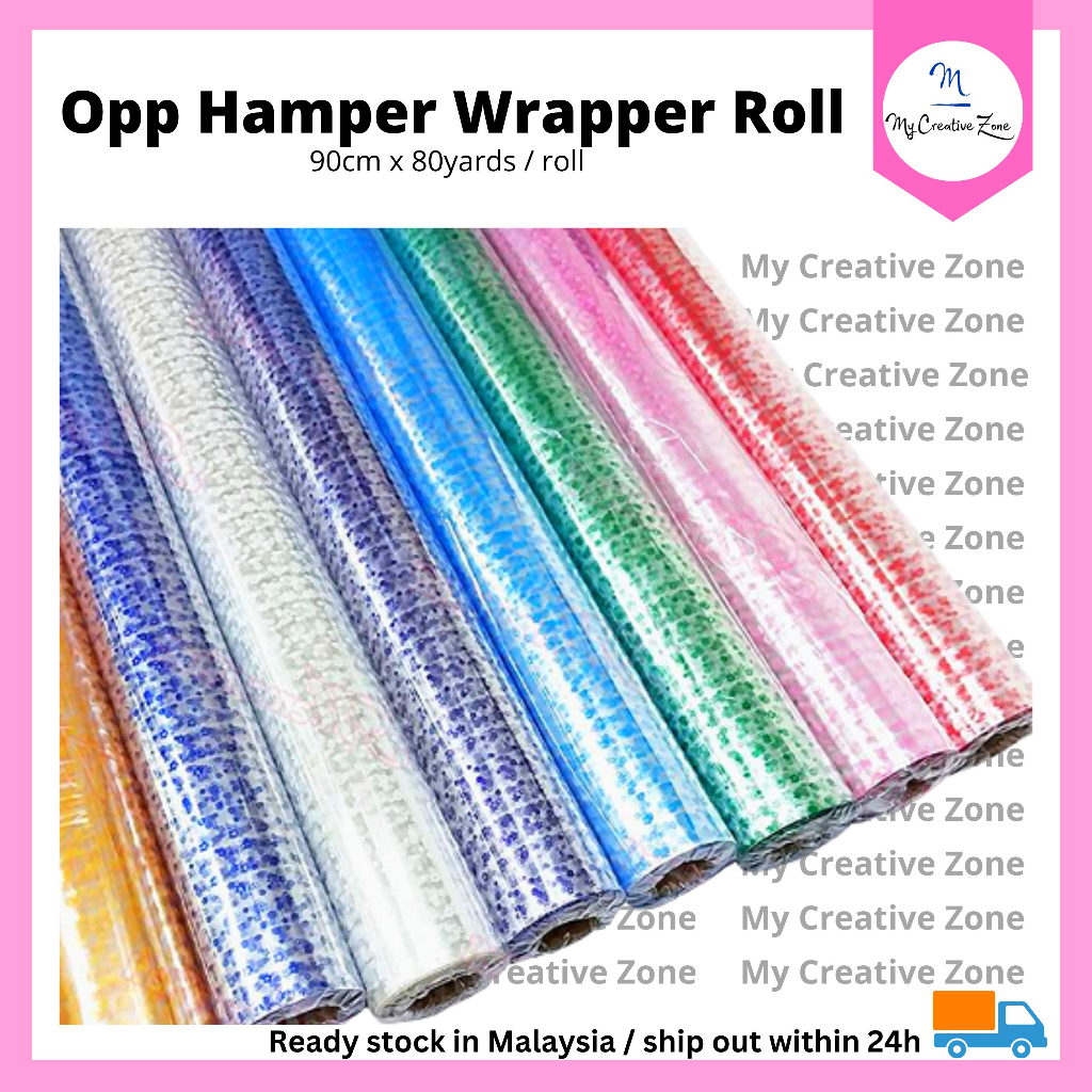 Opp Hamper Wrapper, Plastic Hamper, Clear Plastic Wrapper | Shopee Malaysia