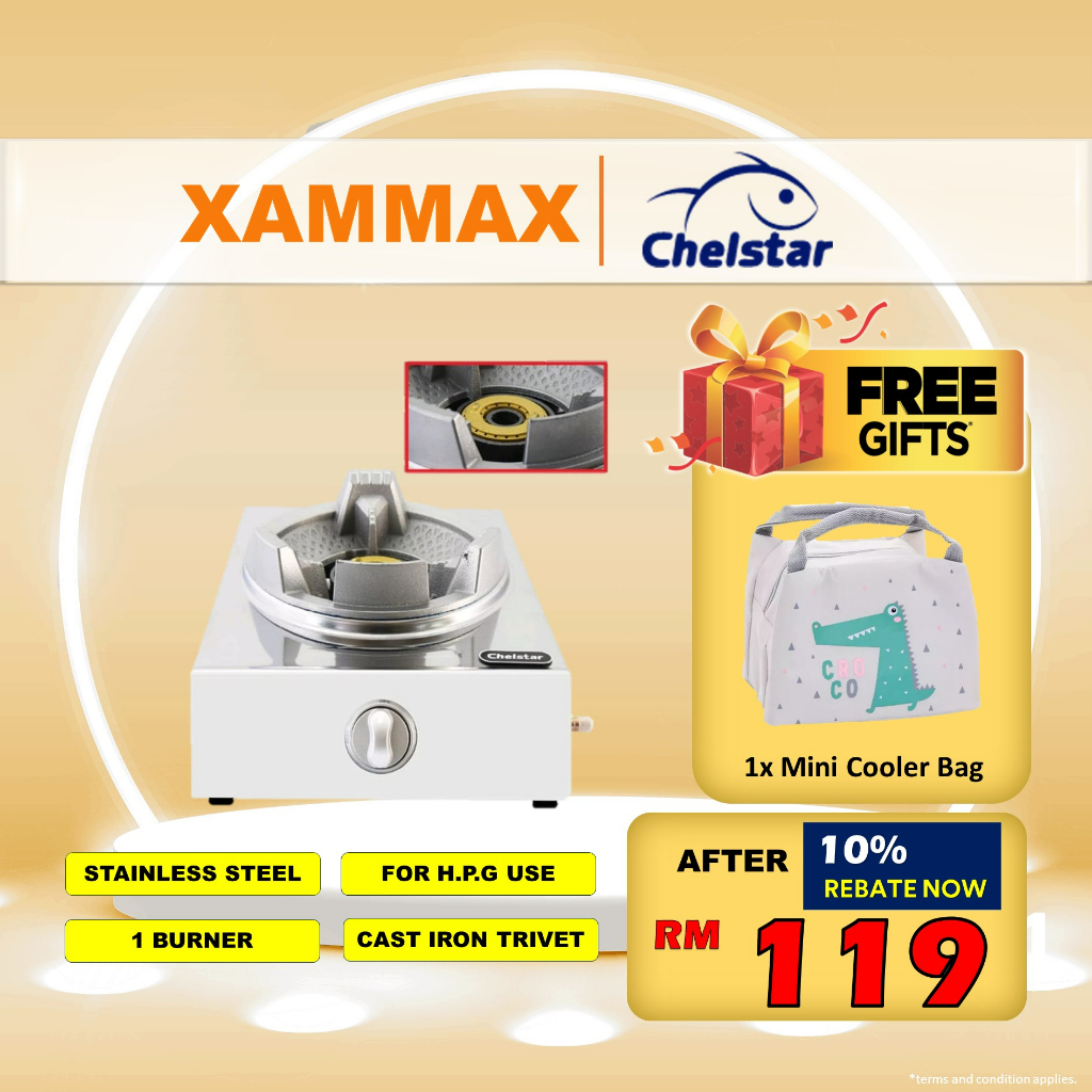 (Ready Stock) Chelstar - MS-1A - High Pressure Gas Cooker/ Rinnai Stove ...