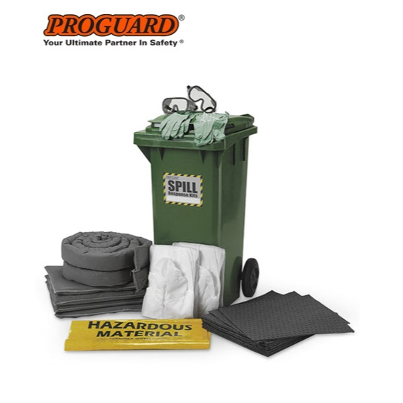 120 Liter Universal Portable Spill Kit Dispenser Spill Kit Cart Spill ...