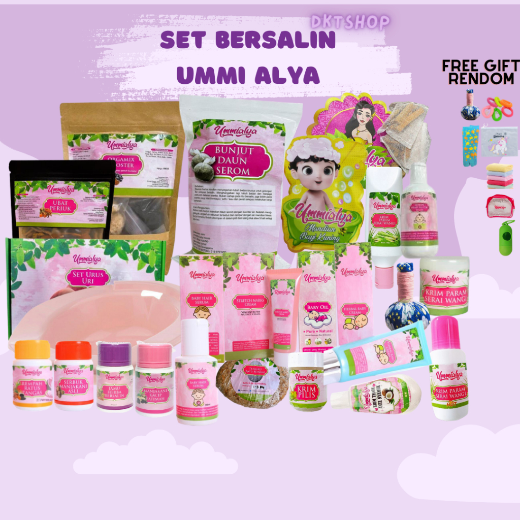 Set Berpantang Ummialya Basic Loose Economy Lengkap Maternity Sabun ...