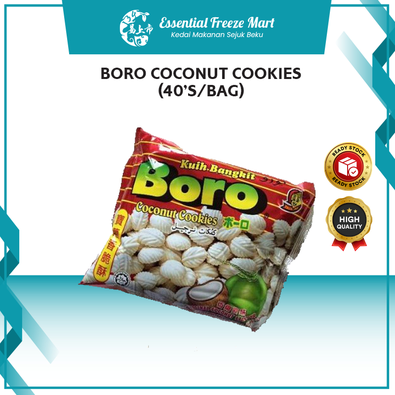 Boro Coconut Cookies (40's/bag) Coconut Cookies Kuih Bangkit Snack ...