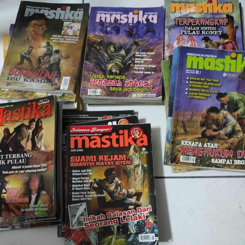 Mastika Bundle & Single Unit Preloved 2002-2011- Majalah mistik bahasa ...