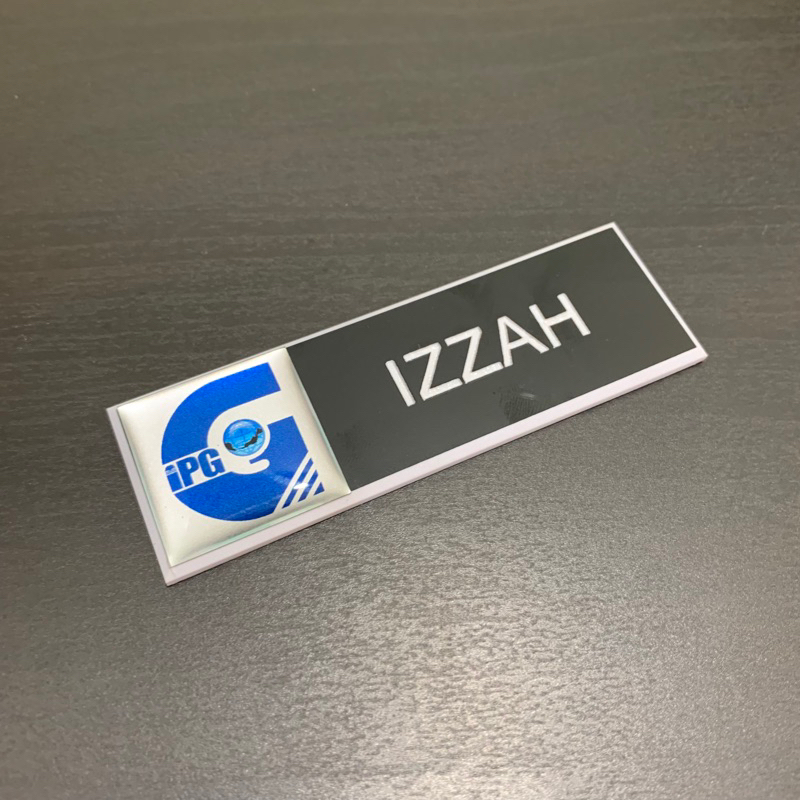Name Tag Epoxy Engrave Teacher Cikgu IPG | Shopee Malaysia