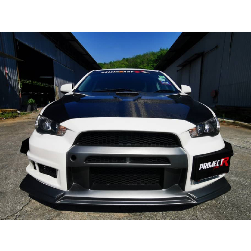 MITSUBISHI LANCER ( VARIS V2 ) FRONT BUMPER + GARNISH + NO PLATE COVER ...